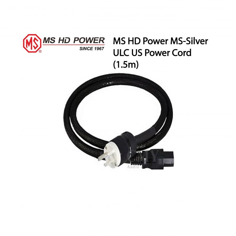 MS HD PowerMS-Silver ULC US Power Cord(1.5m) – CMY