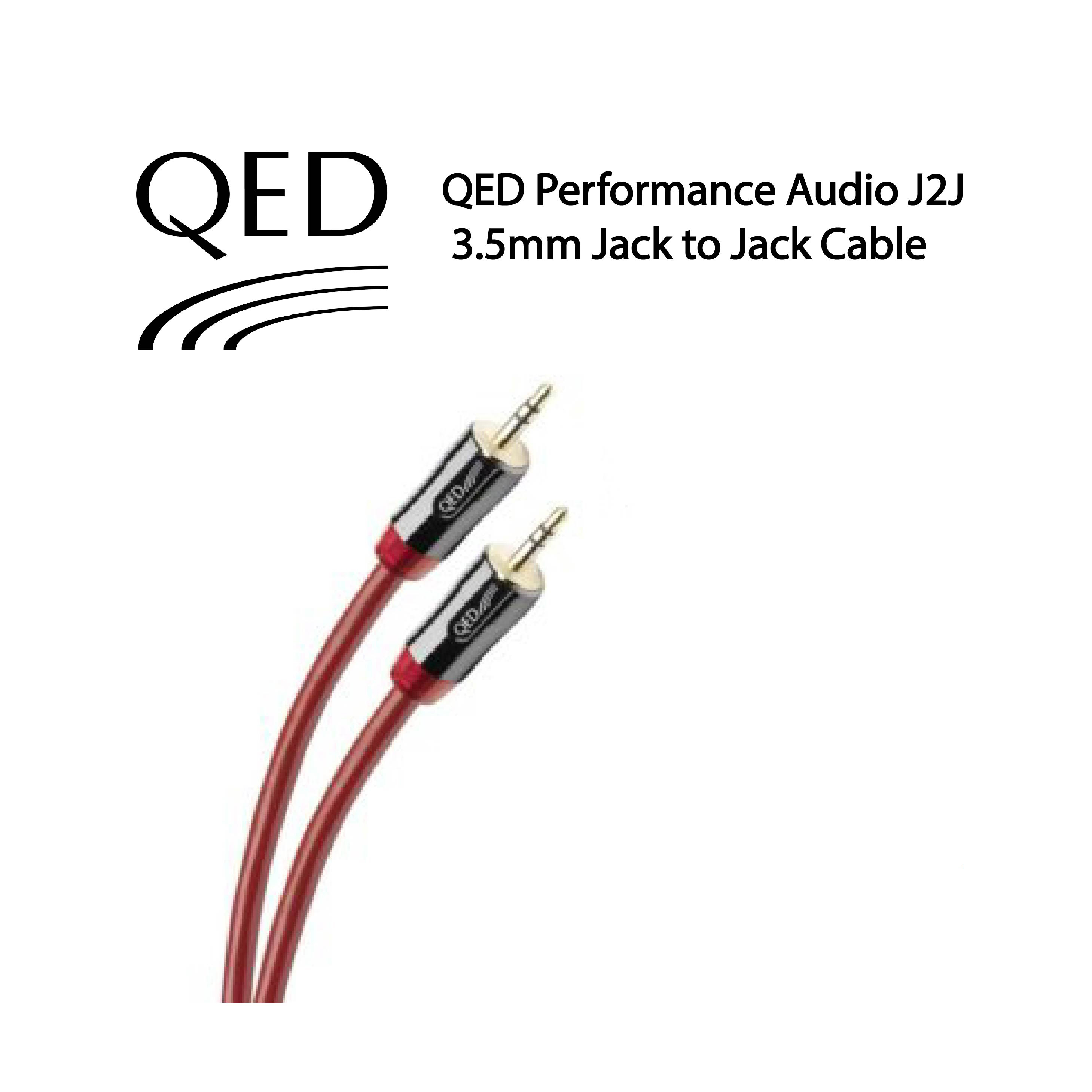 QED Performance Audio J2J 3.5mm Jack to Jack Cable – CMY