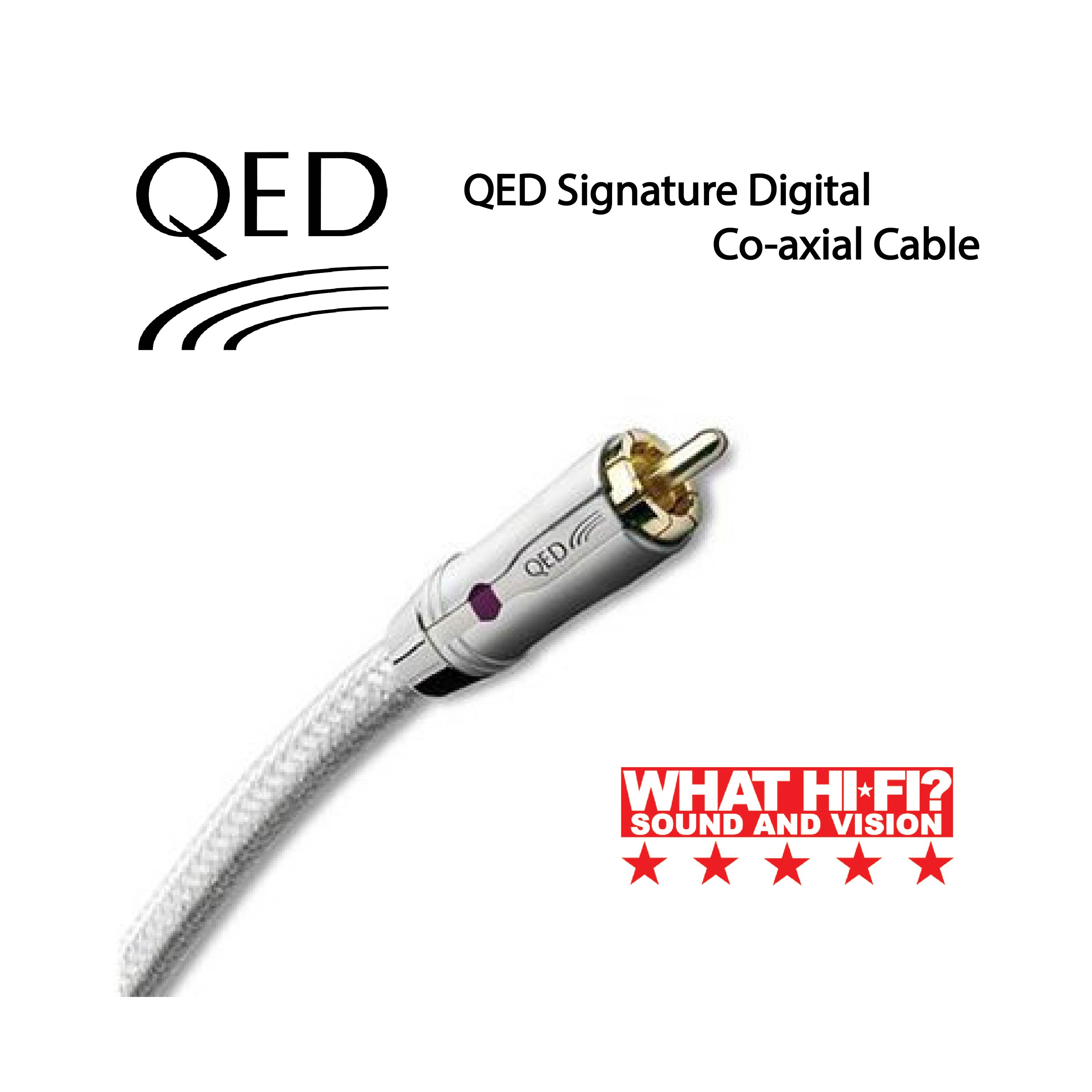 QED Signature Digital Co-axial Cable – CMY