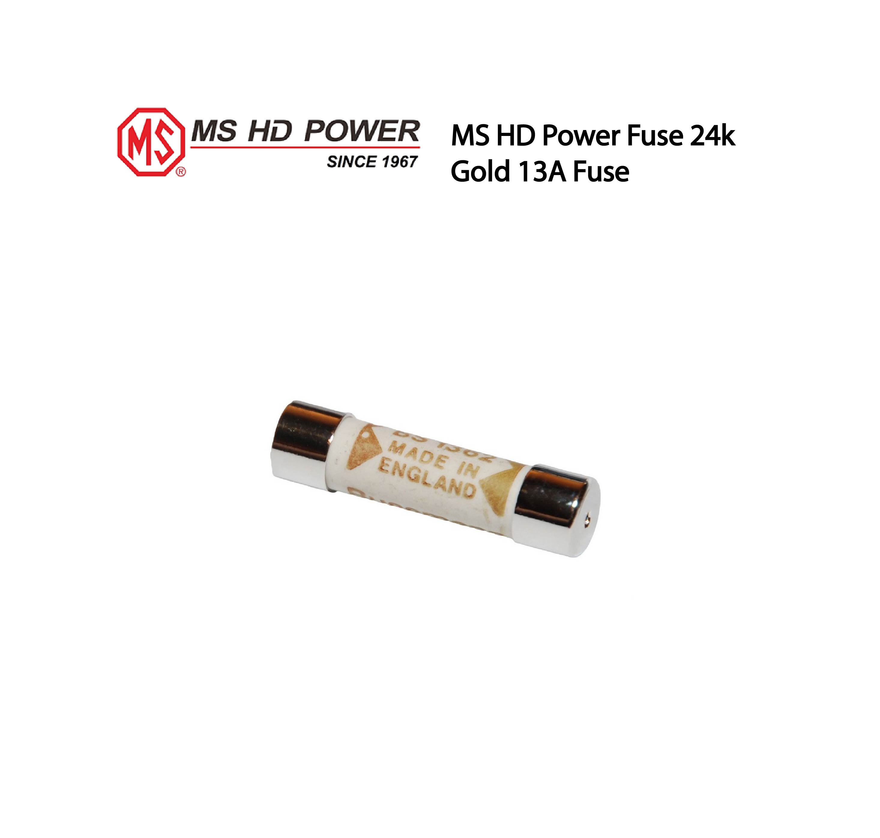 MS HD Power Fuse 24k Gold 13A Fuse – CMY