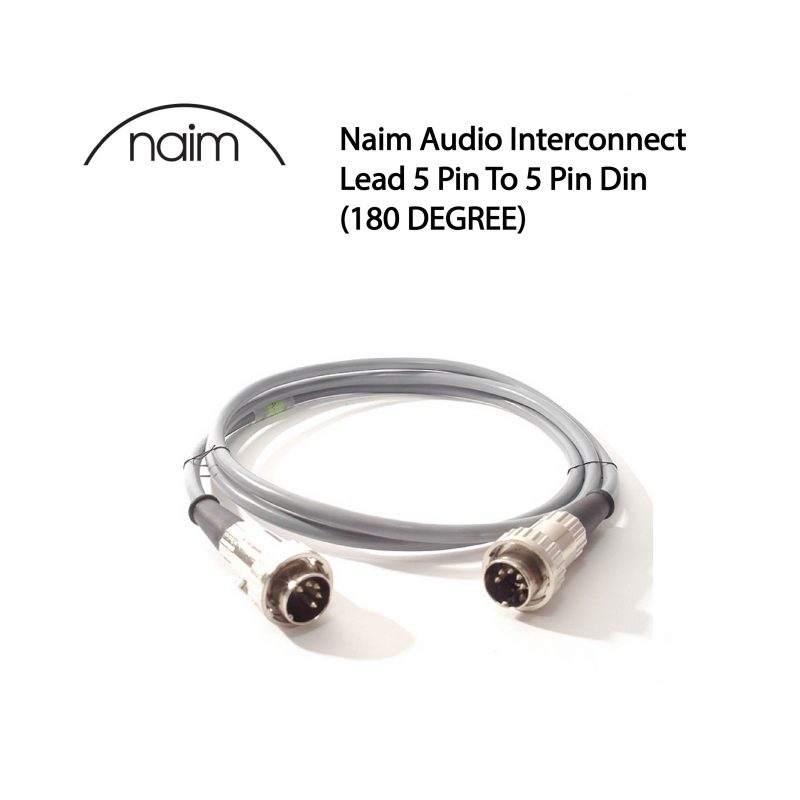 Naim AudioInterconnect Lead5 Pin To 5 Pin Din (180 DEGREE) (1.25m) – CMY
