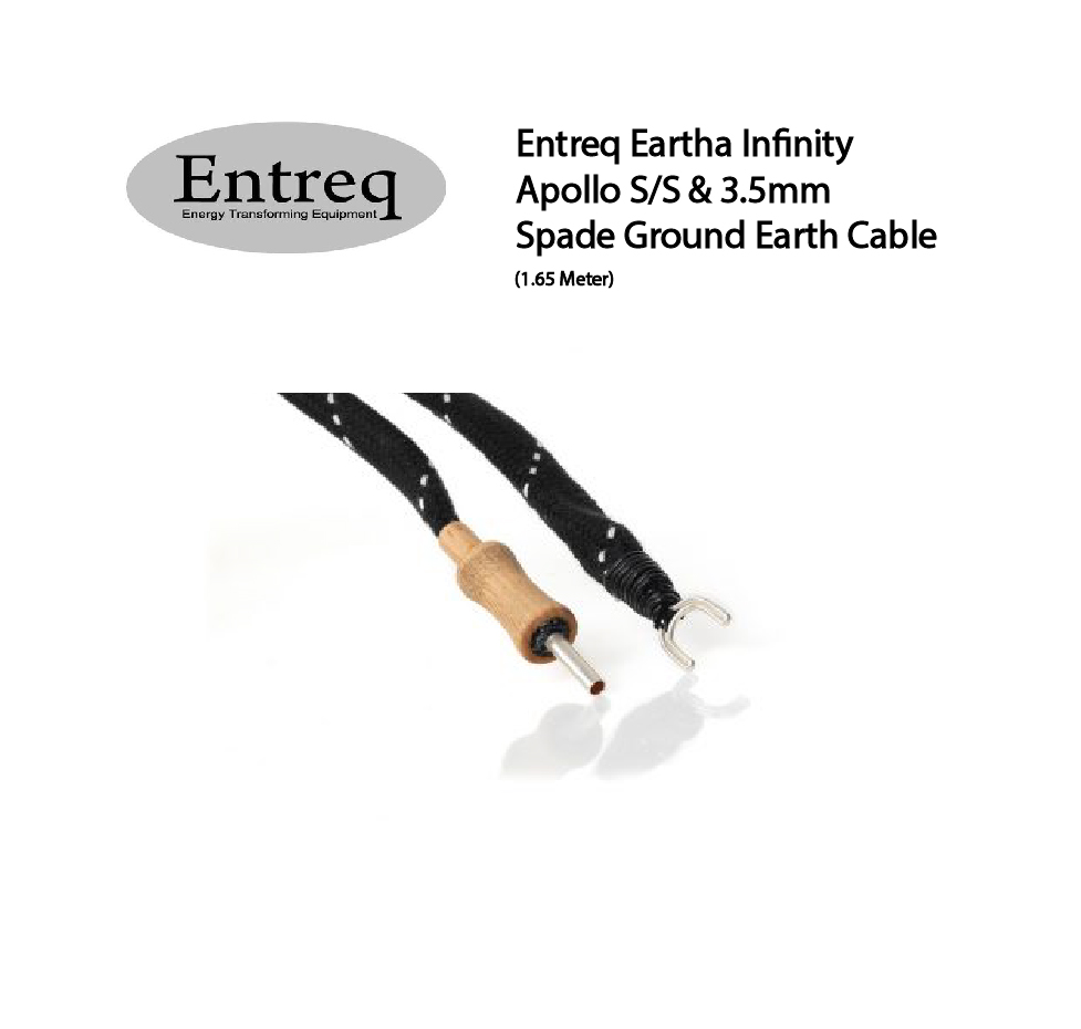 Entreq Eartha Infinity Apollo S/S & 3.5mm Spade Ground Earth Cable(1.65m) (Made In Sweden) – CMY