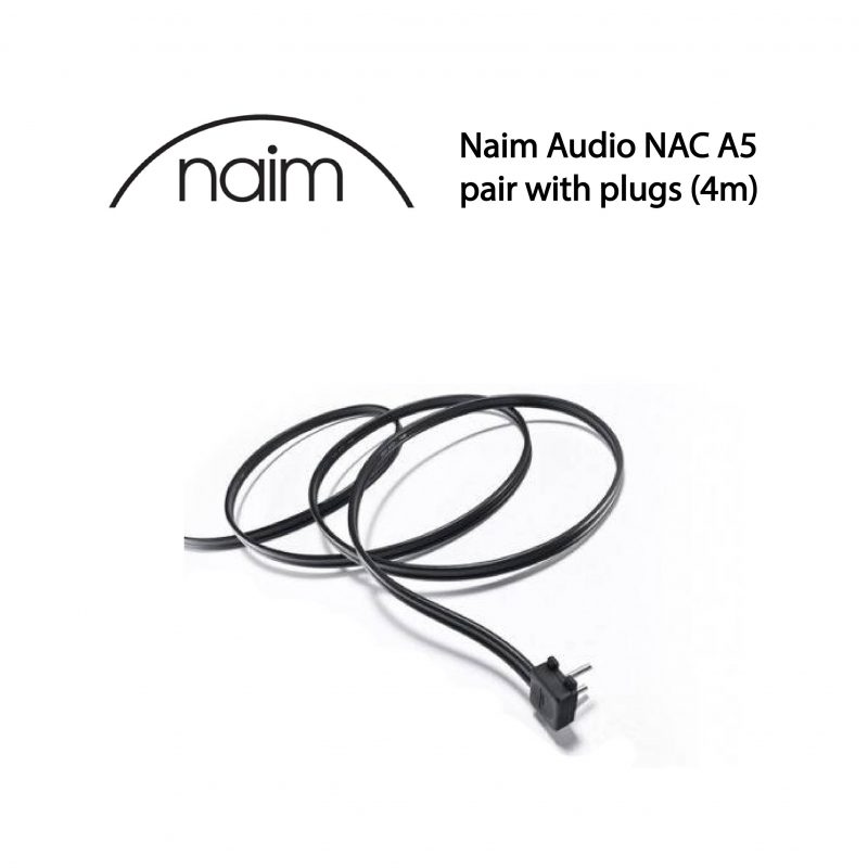 Naim Audio NAC A5 Speaker Cable with Plug (4M) Pair (Made In England) – CMY