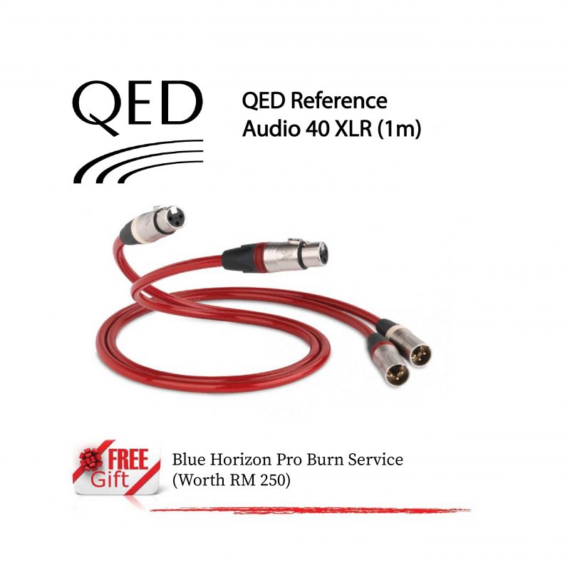 QED Reference Audio 40 XLR Interconnect Cable (1m) – CMY
