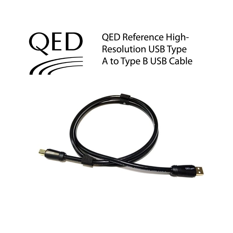 QED Reference High-Resolution USB Type A to Type B USB Cable – CMY