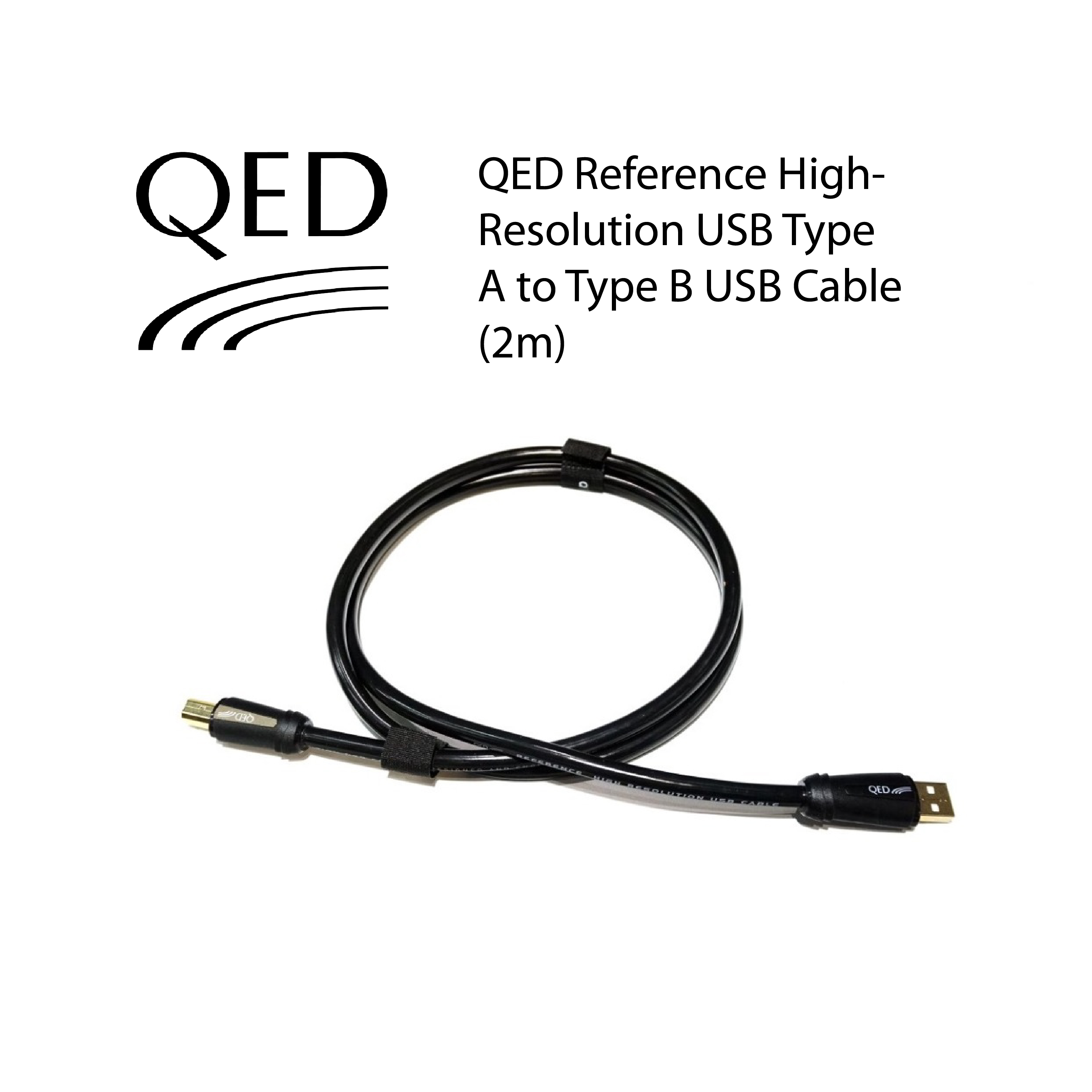 QED Reference High-Resolution USB Type A to Type B USB Cable (2m) – CMY