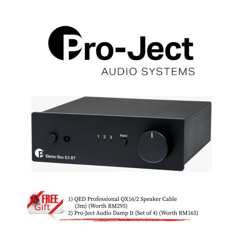 Pro-Ject Audio Systems Stereo Box S3 BT Integrated Amplifier with ...
