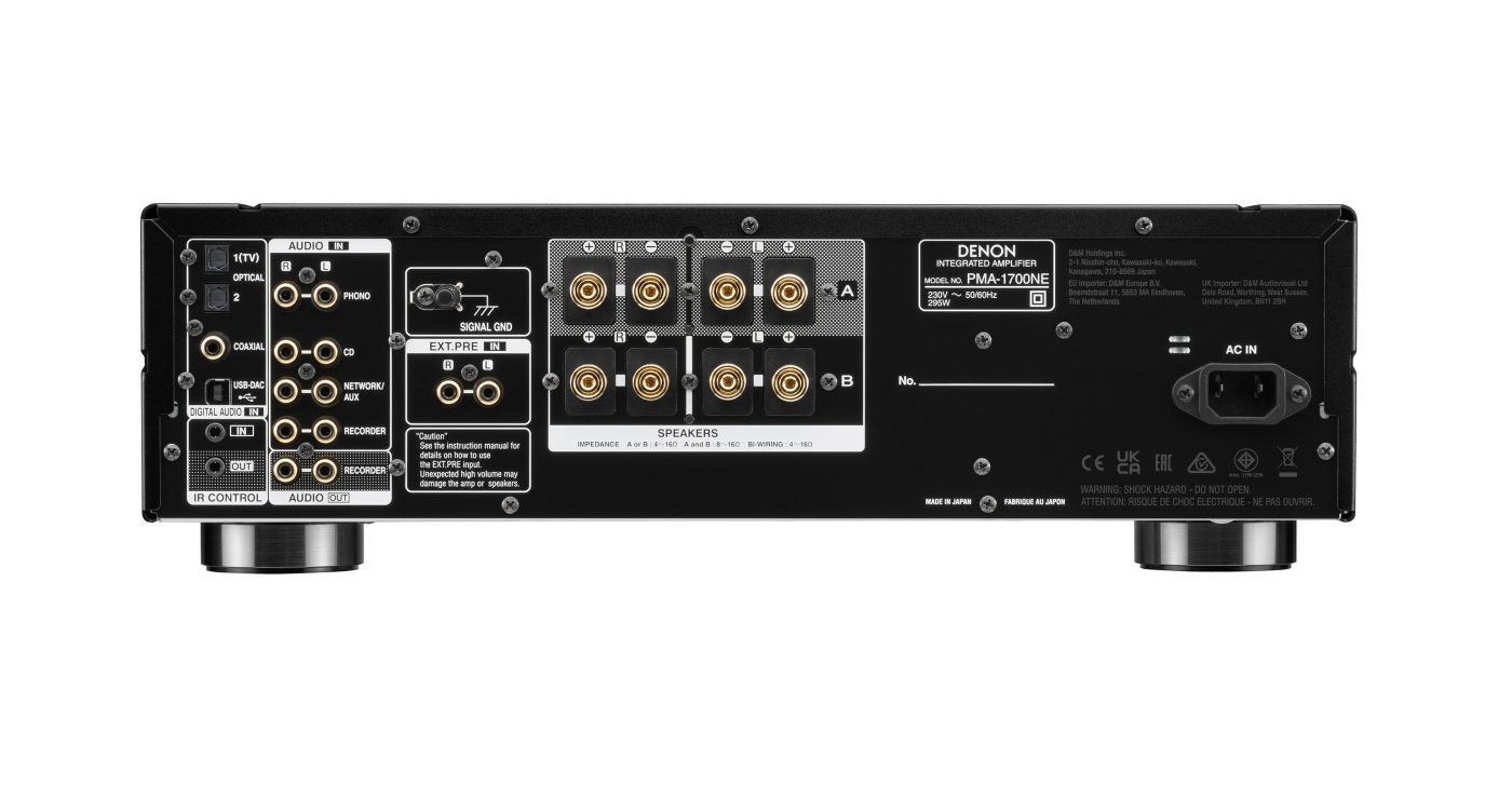Denon PMA-1700NE Integrated Amplifier with USB-DAC(Made in Japan) – CMY