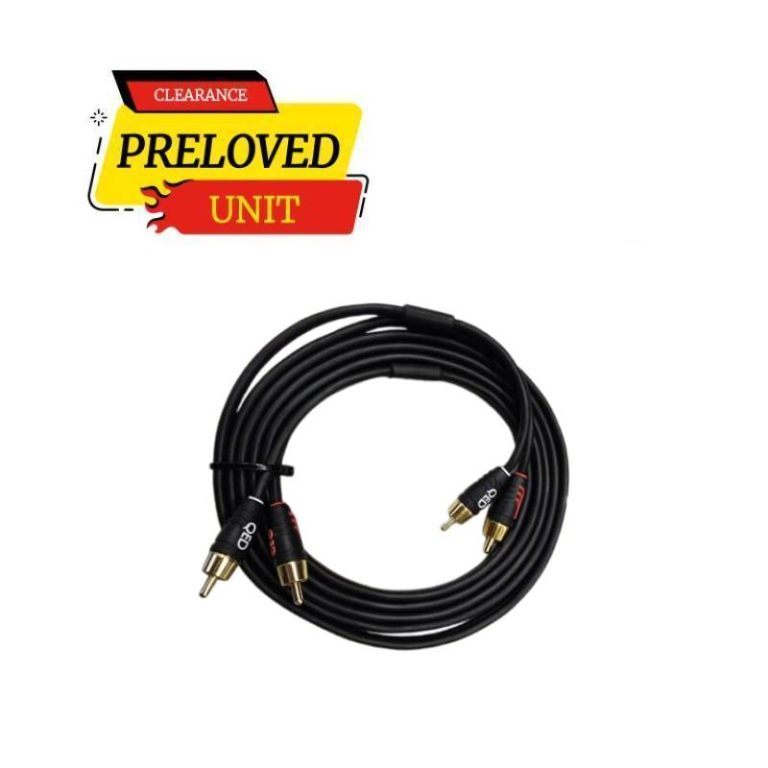 QED Profile Audio Stereo Phono to Phono Interconnect Cable (2m)(New was RM269.00) – CMY