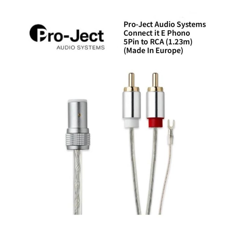 Pro-Ject Audio Systems Connect it E Phono 5Pin to RCA (1.23m) (Made In ...